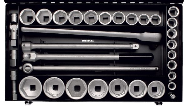 ELORA socket set 770/771-S24/S26 square driver 3/4 inch