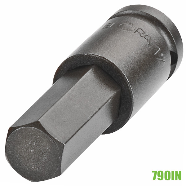 Impact screwdriver socket 1/2 inch 54 - 57mm Elora Germany
