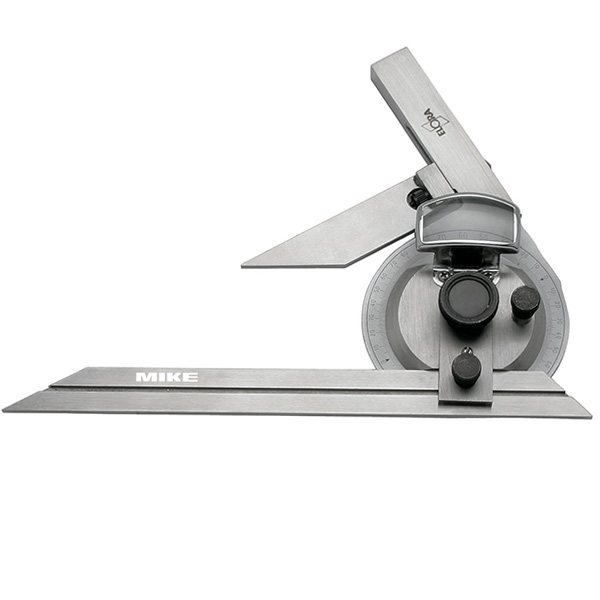 Universal bevel protractor ELORA 1541 features 4 quadrants of 90°